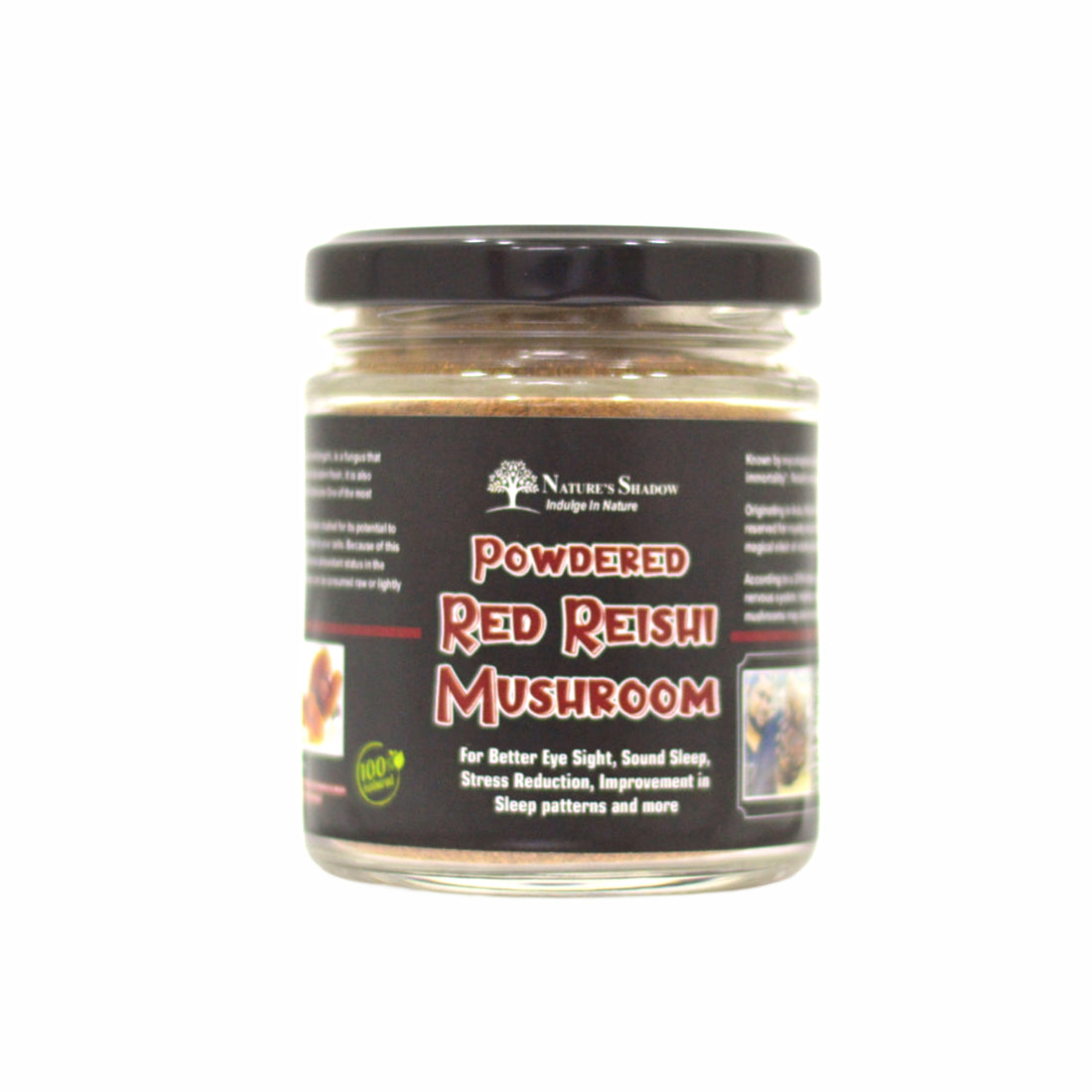 Powdered Red Reishi Mushroom For Better Eye Sight and More - 50 Grams ...