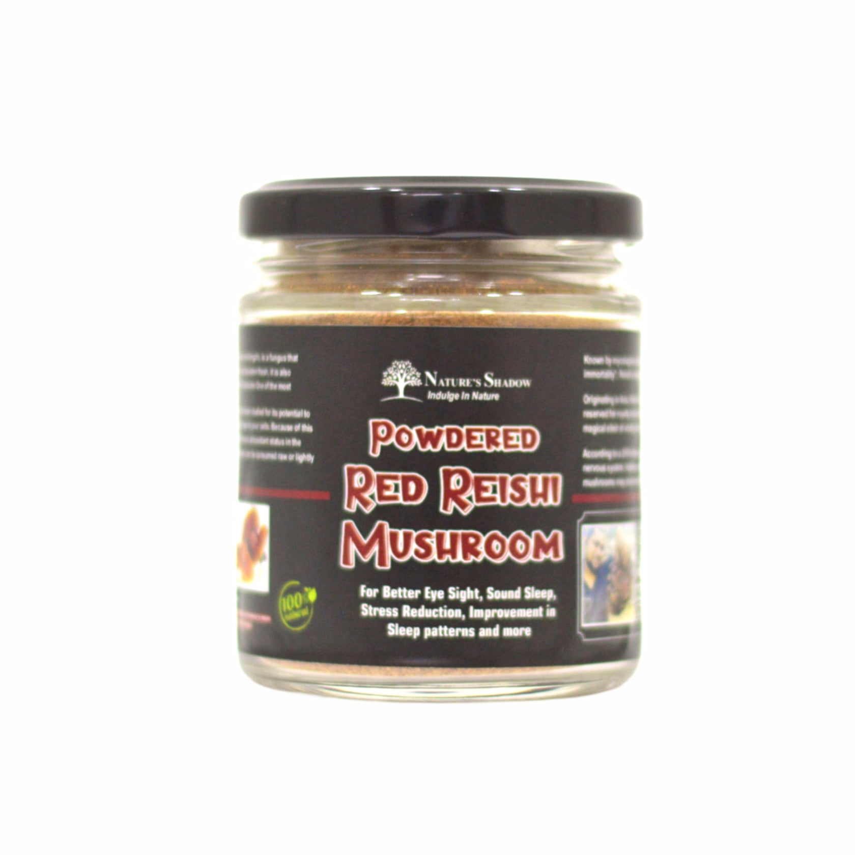 Powdered Red Reishi Mushroom For Better Eye Sight and More - 50 Grams ...
