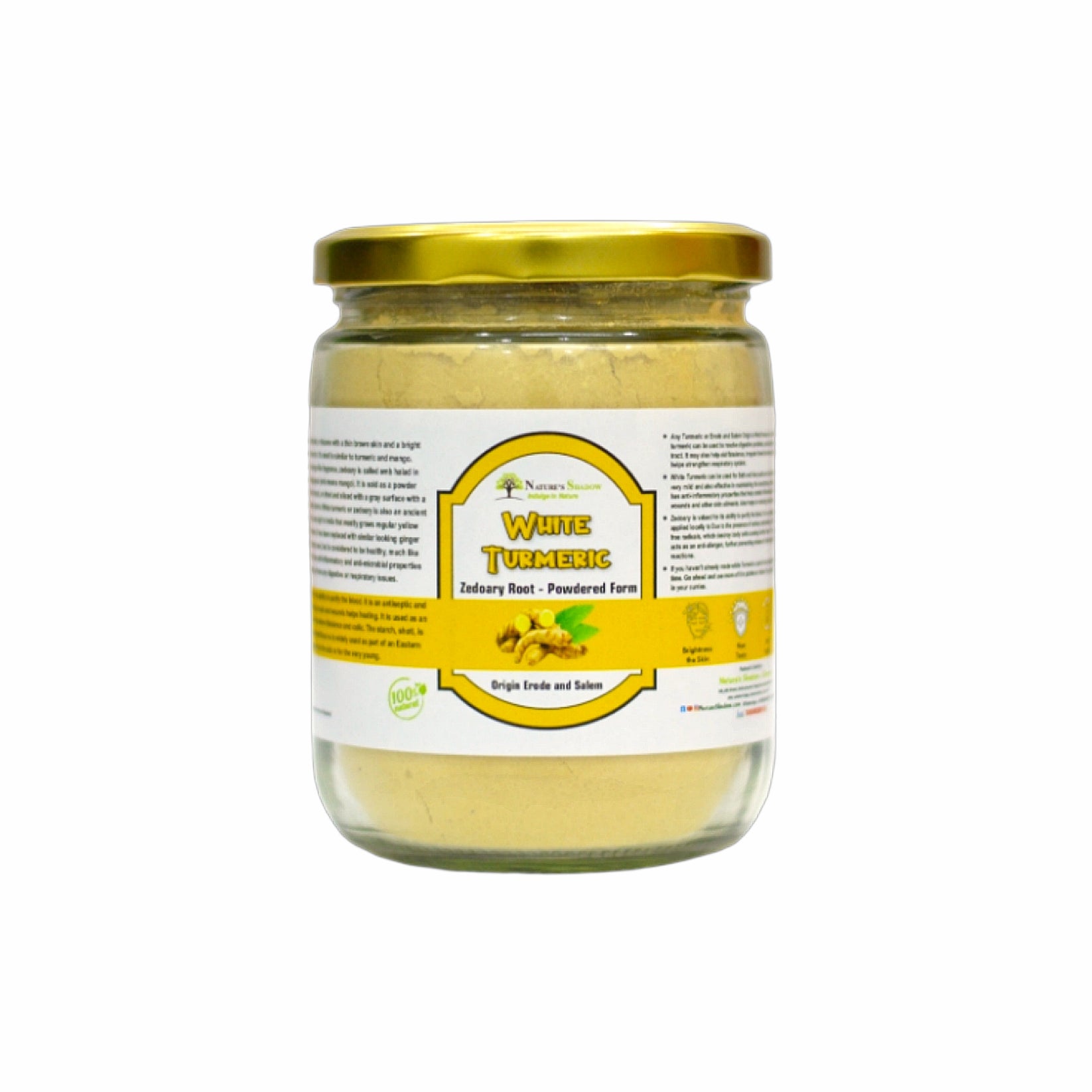 Pure White Turmeric / Zedoary Root / Poolankilangu for Skin and More ...